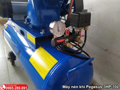 Máy nén khí dây đai Pegasus 3HP – 70L